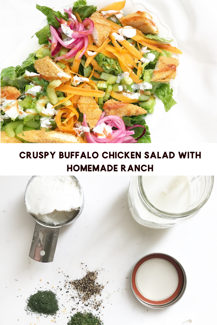 Crispy Buffalo Chicken Salad – More Momma!