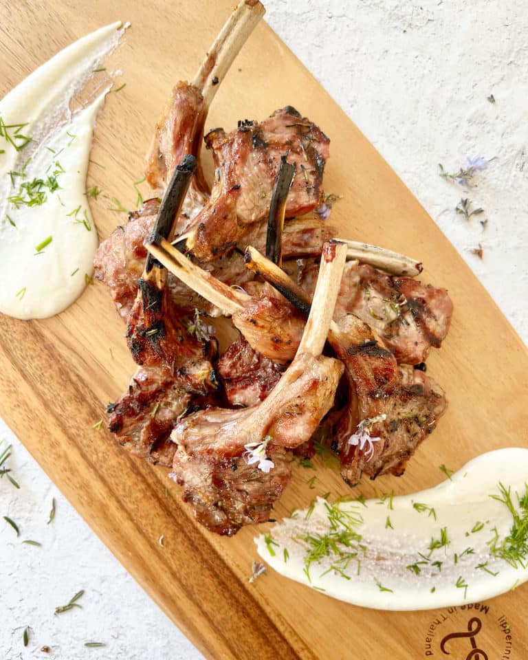 Easy Lamb Lollipops With Lemon Whipped Feta - More Momma!