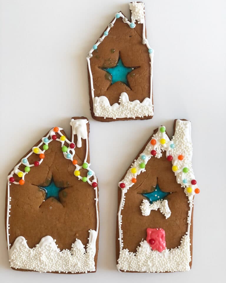 Stained Glass Gingerbread House Tutorial - More Momma!