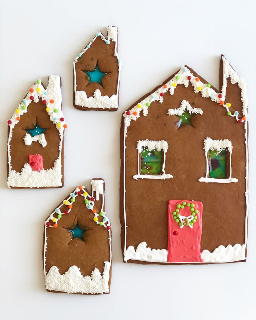 Stained Glass Gingerbread House Tutorial - More Momma!