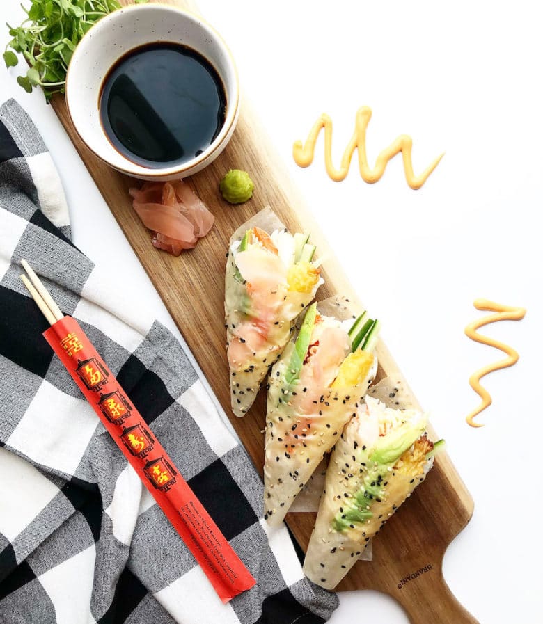 Soy Paper Sushi Under 5 Minutes - More Momma!