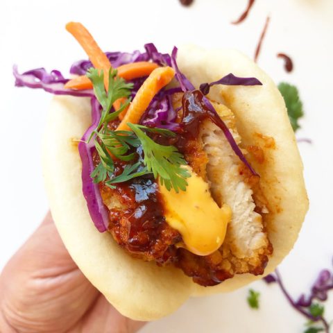 Crispy Chicken Bao Buns With Korean BBQ Sauce - More Momma!