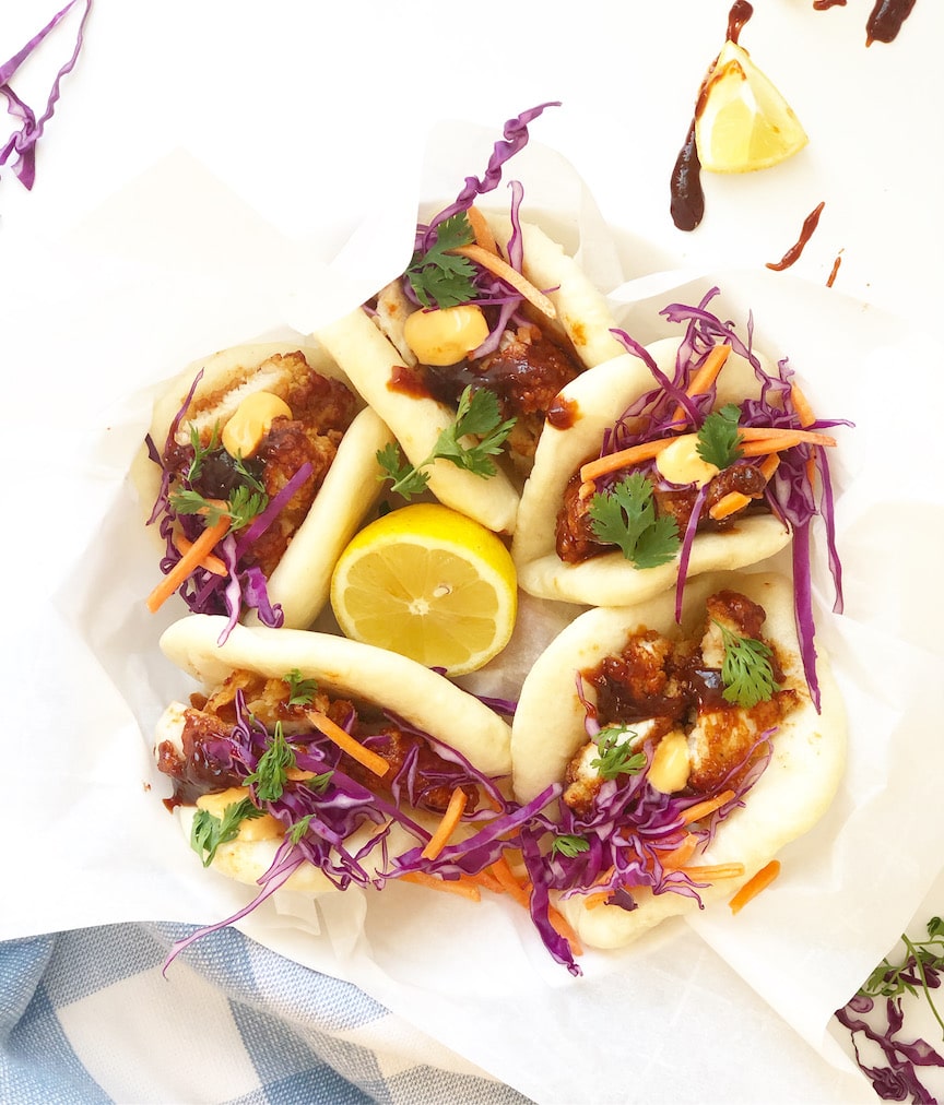 Crispy Chicken Bao Buns With Korean BBQ Sauce - More Momma!