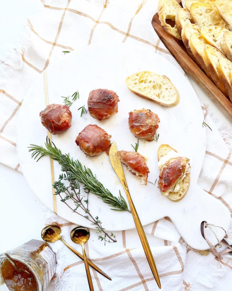 Mini Baked Brie Appetizer With Fig and Prosciutto - More Momma!