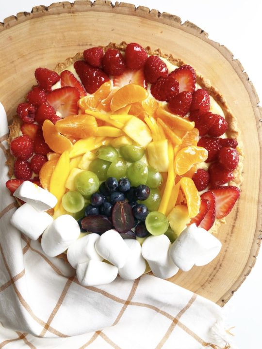 Rainbow Fruit Tart Recipe From Scratch - More Momma!