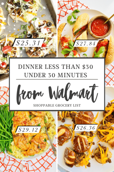 Week 3 Instacart Meal Plan (Dinner Under $30 In Less Than 30 Minutes ...