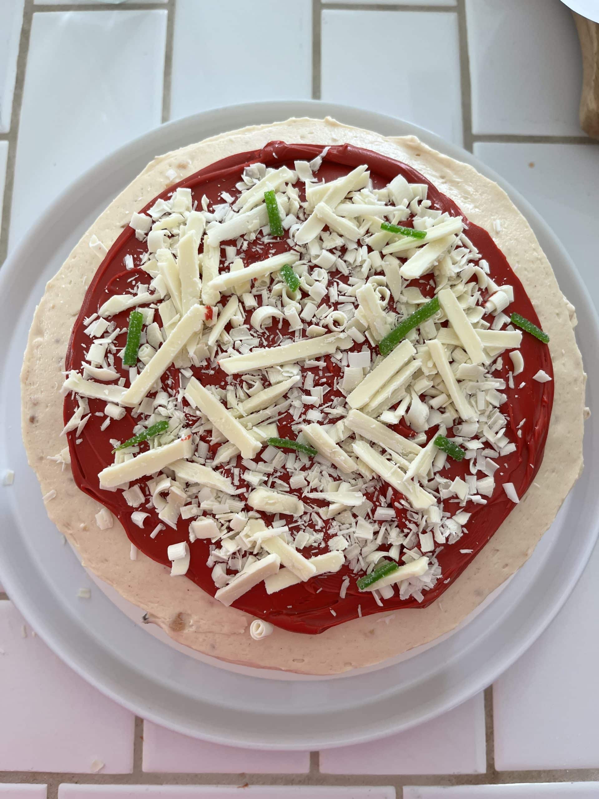 Pizza Cake With Step By Step Tutorial - More Momma!